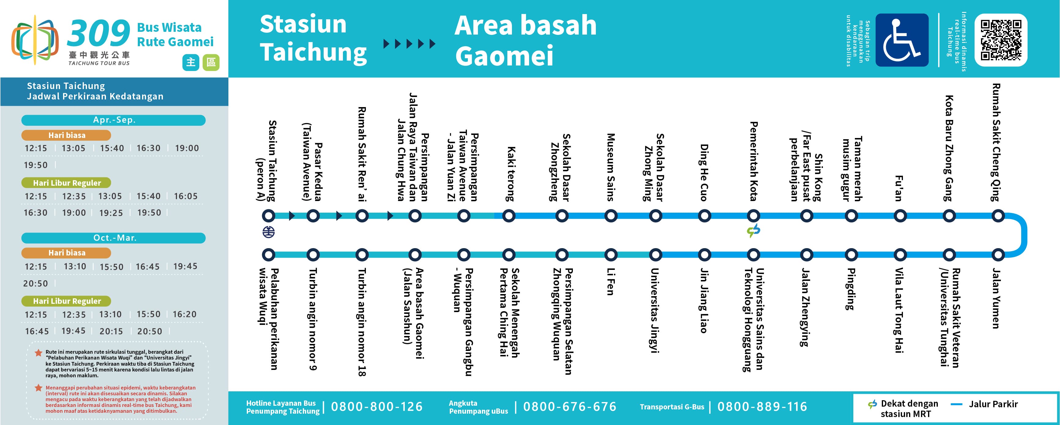 Jalur bus 309 rute GaomeiPerkenalan Rute